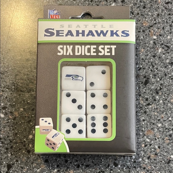 Games | Six Dice Set White And Black | Poshmark